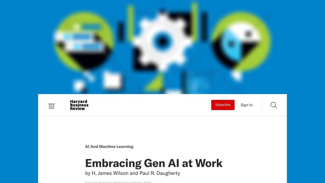 Embracing Gen AI at Work – Digital Skills Institute